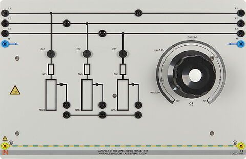 Variable Ohmic load, three-phase, 1kW - Alpha Technical Solutions Inc.